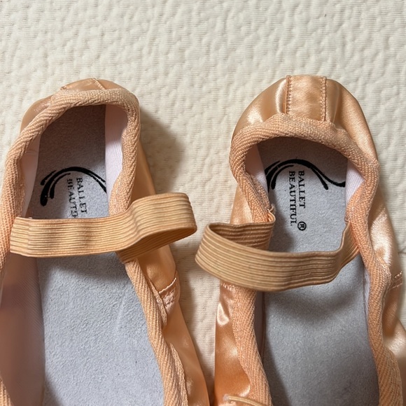 ballet beautiful | Shoes | Ballet Beautiful Pull On Satin Slippers ...